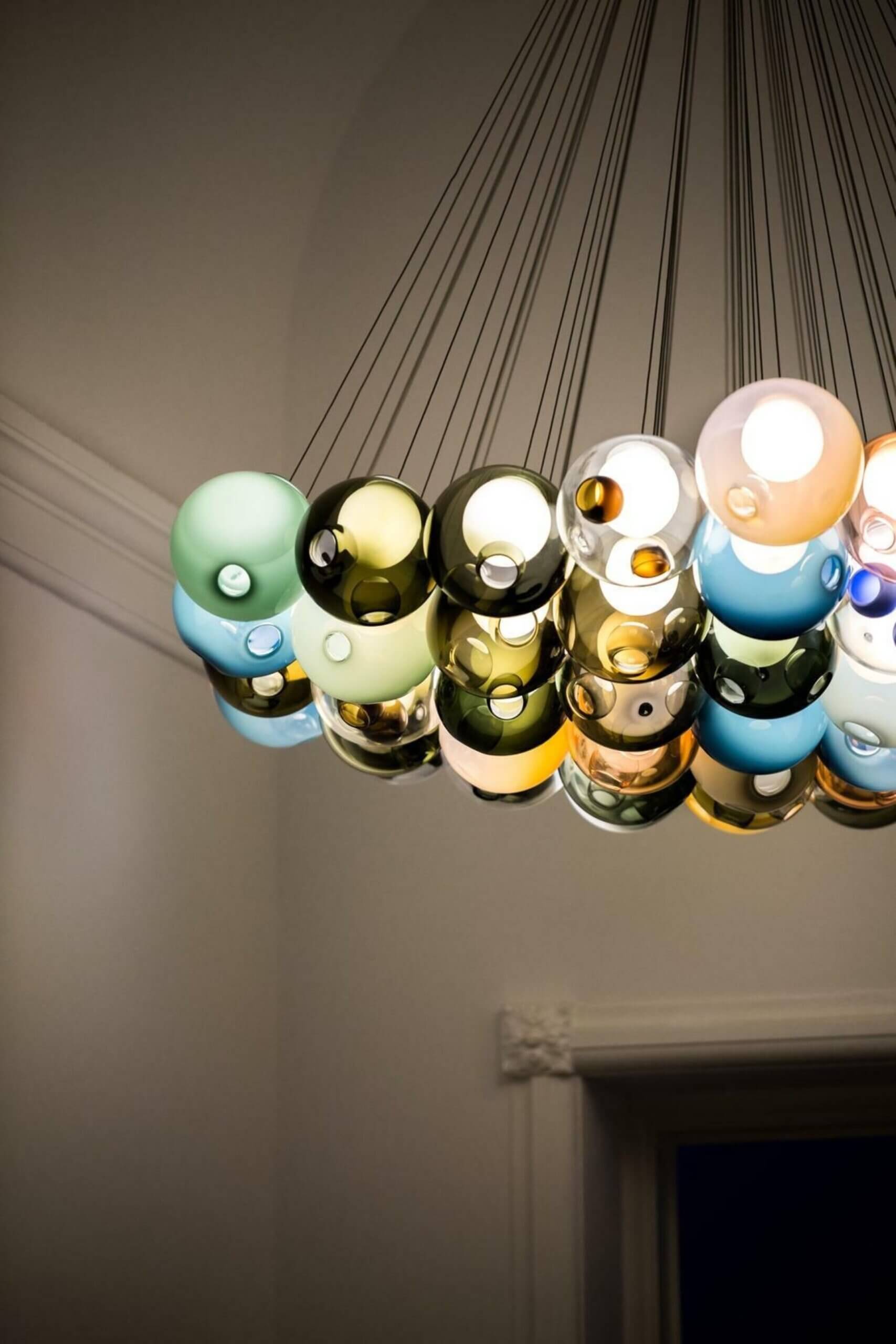 Sophisticated 28 Cluster Suspension Lamp - Large - Designer & Luxury ...