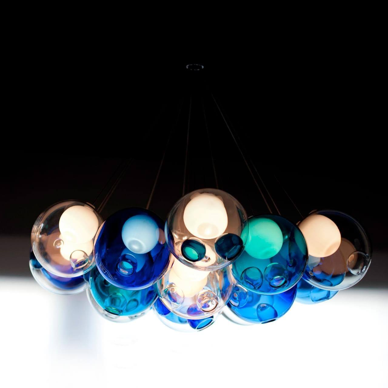 Elegant 28 Cluster Suspension Lamp - Medium - Designer & Luxury ...