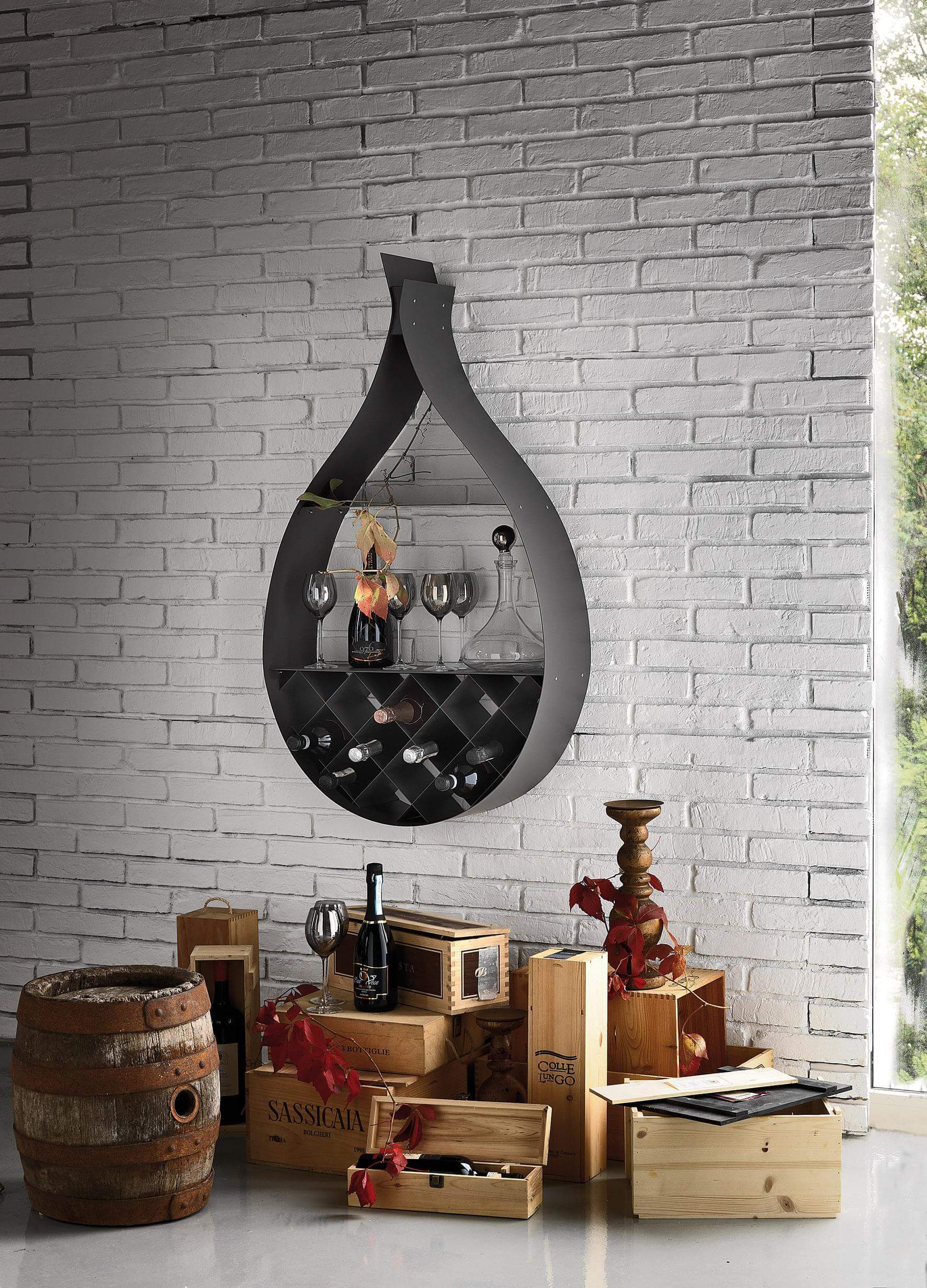 Drop Wine Rack by Cattelan Italia | Cassoni