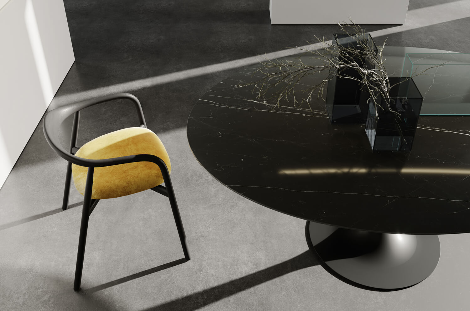 Flute Elliptical Table by Sovet Italia | Cassoni