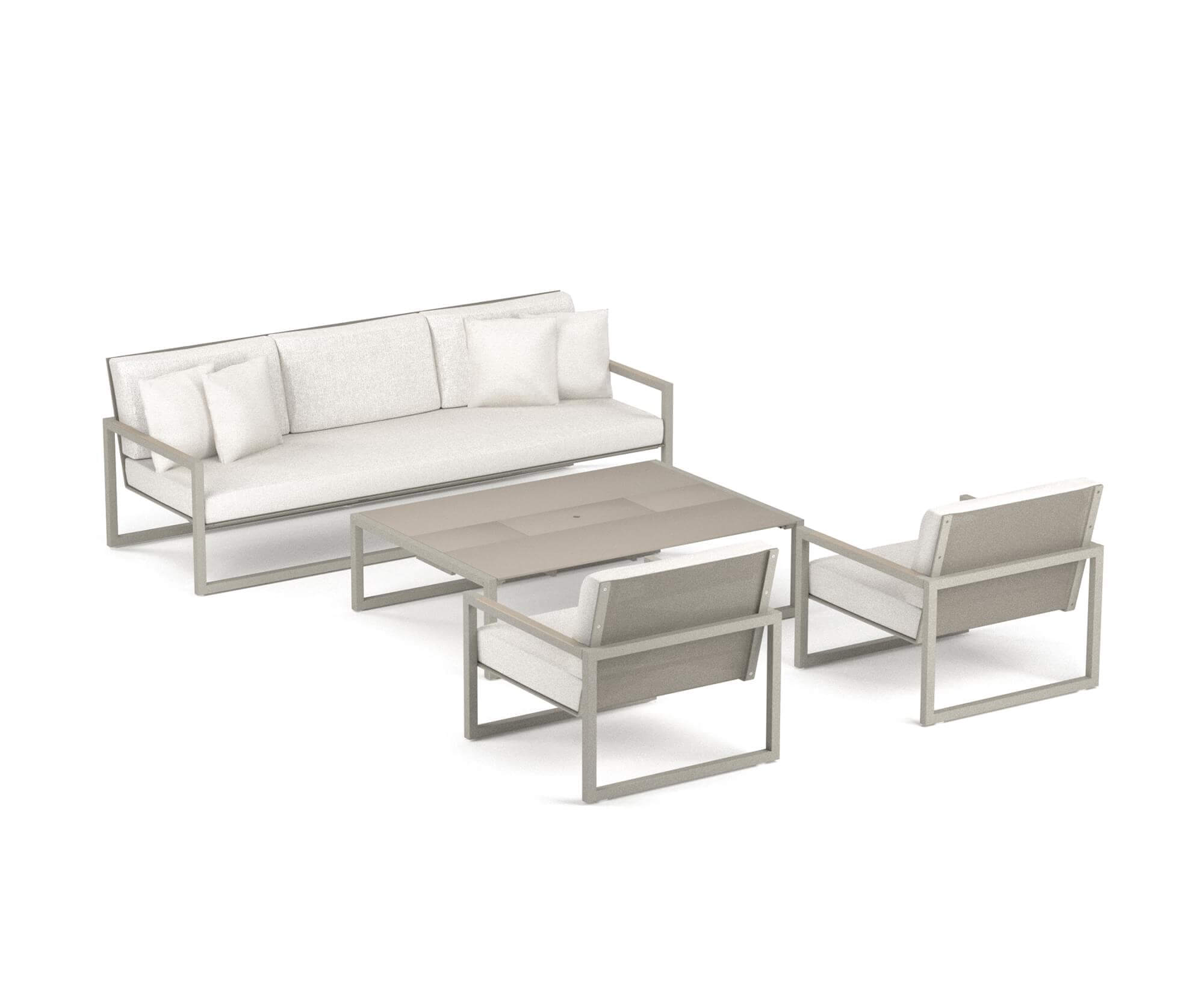 Luxury high-end Ninix Lounge Sofa Bench - Designer & Luxury Outdoor Furniture at Cassoni