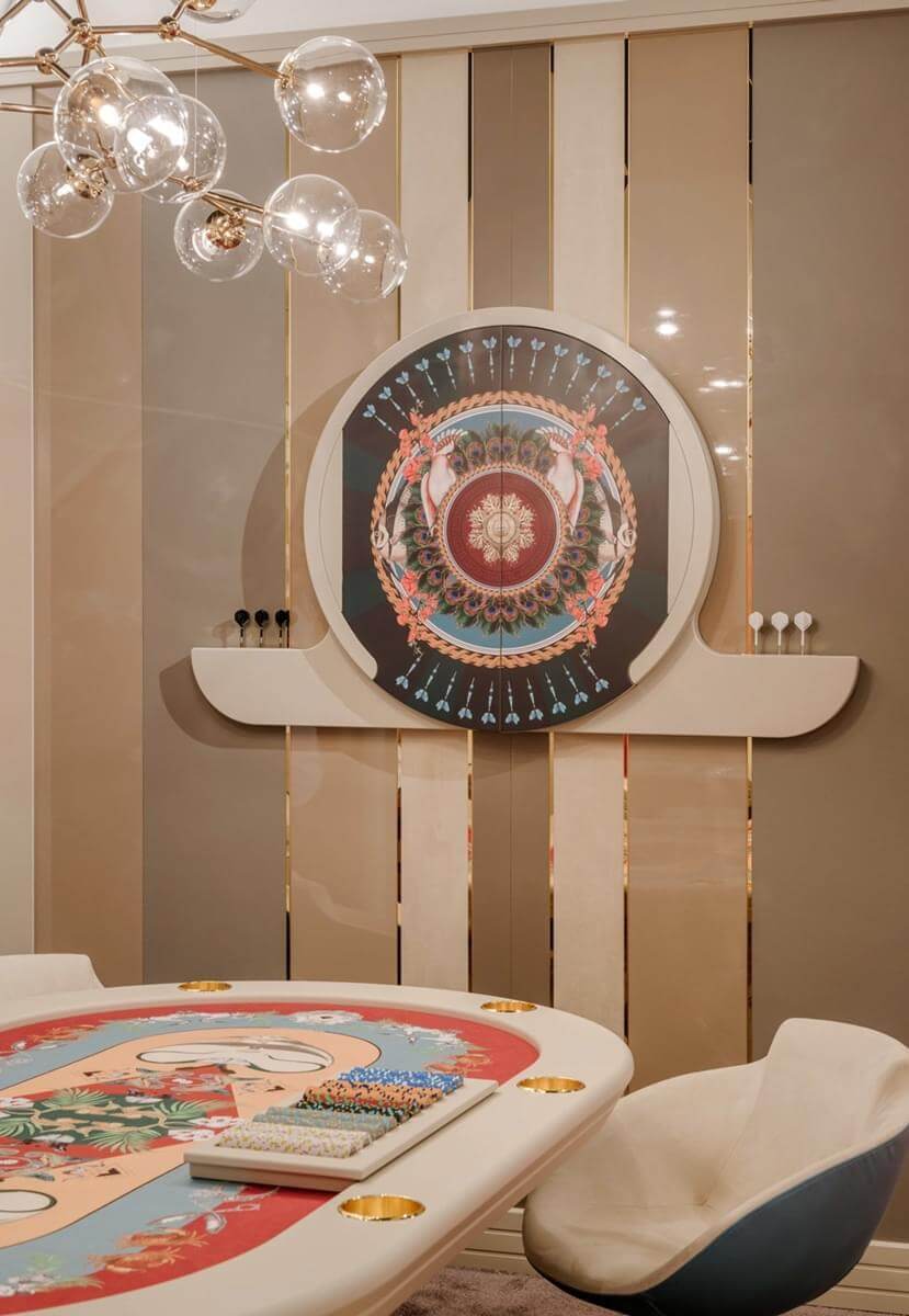 Luxury Italian Argo Dart Board Cabinet - Italian Designer & Luxury Game ...