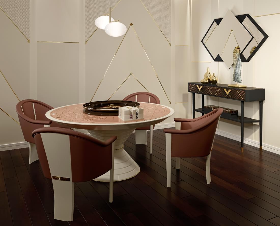 Versatile Convivium Roulette Table - Italian Designer & Luxury Game ...