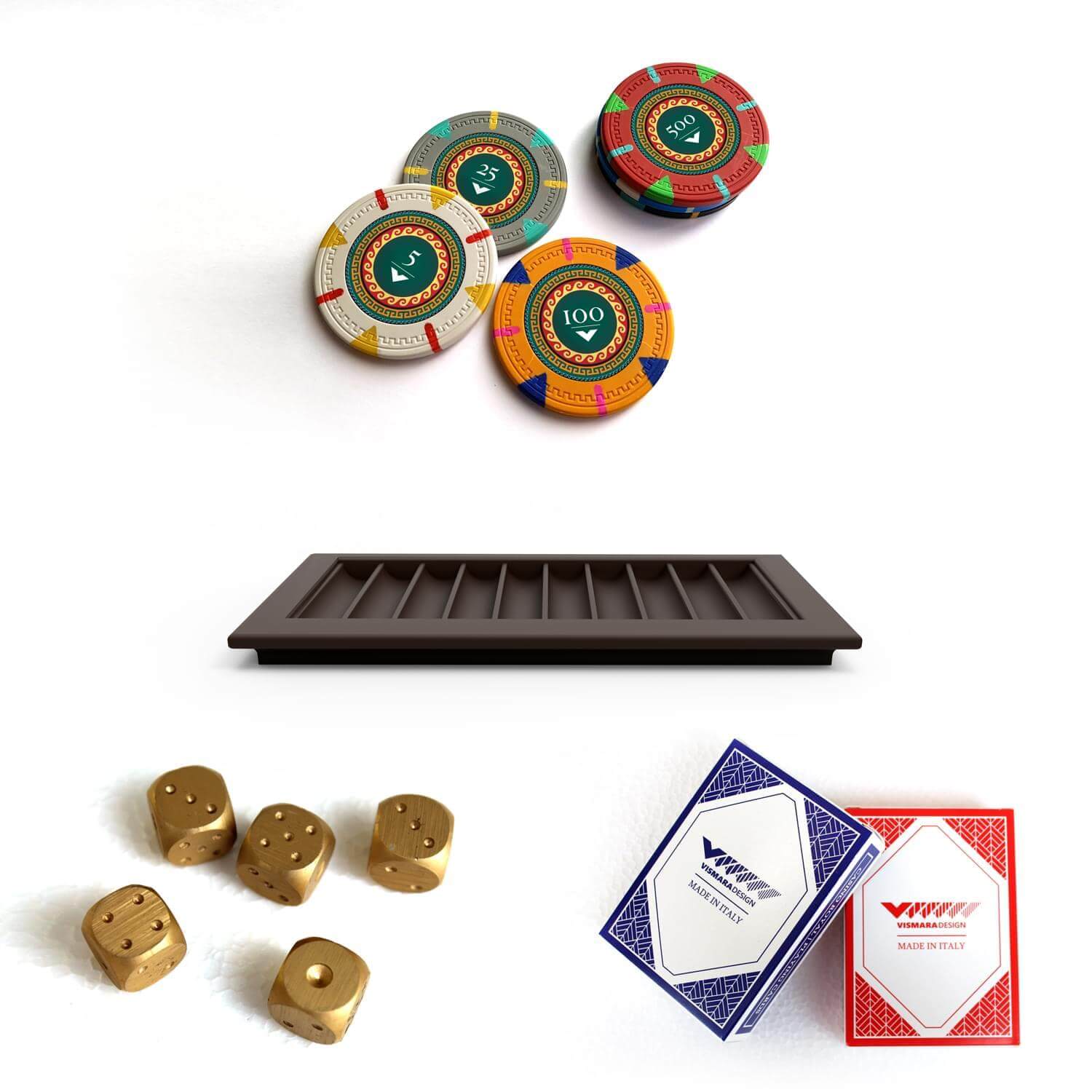 Vegas Poker Table (8 players) by Vismara | Cassoni