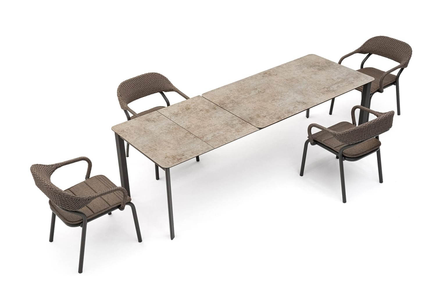 Splendid Italian System Extendable Table - Italian Designer & Luxury Outdoor Furniture at Cassoni