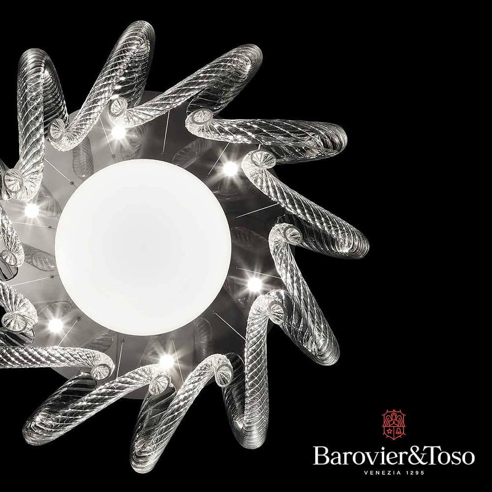Swing Ceiling Lamp by Barovier&Toso | Cassoni