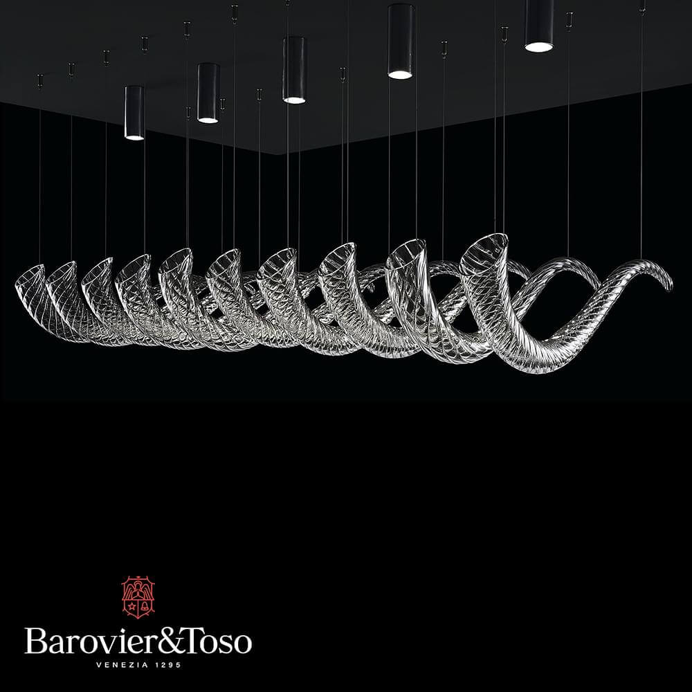 Luxury Swing Murano Ceiling Lamp - Designer and Luxury Murano Lighting ...