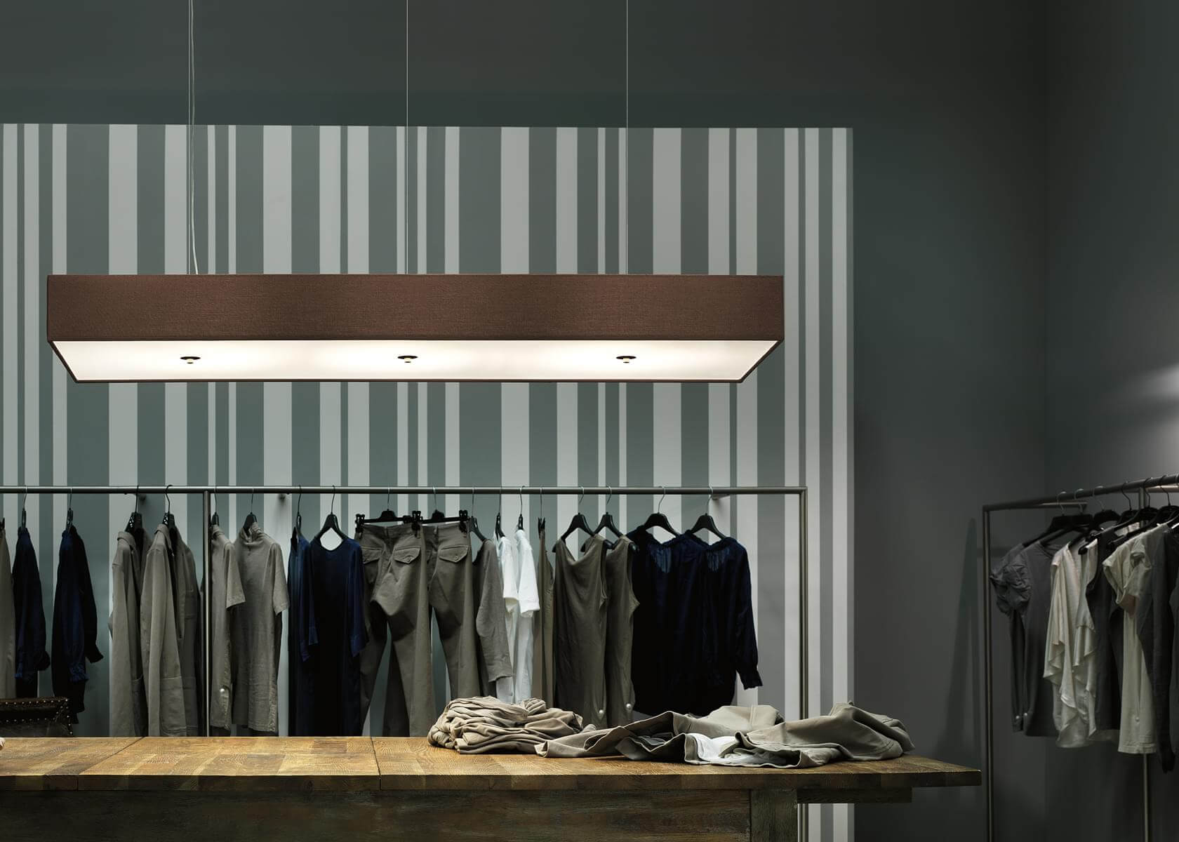 Exclusive Rettangolo Slim Suspension Lamp - Italian Designer & Luxury Lighting at Cassoni