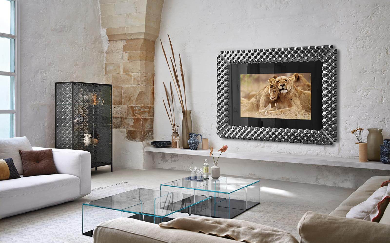 Luxury Pop TV Mirror - Italian Designer & Luxury Furniture by Cassoni
