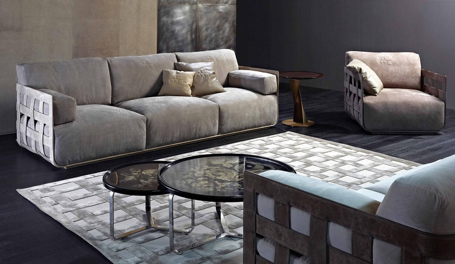 Luxury Italian Braid Lounge Chair - Italian Designer & Luxury Furniture ...