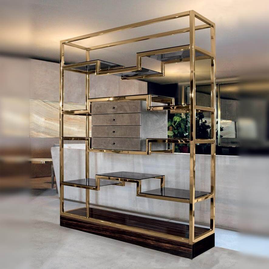 Glamour Italian Designer Etruria Bookcase - Italian Designer & Luxury ...