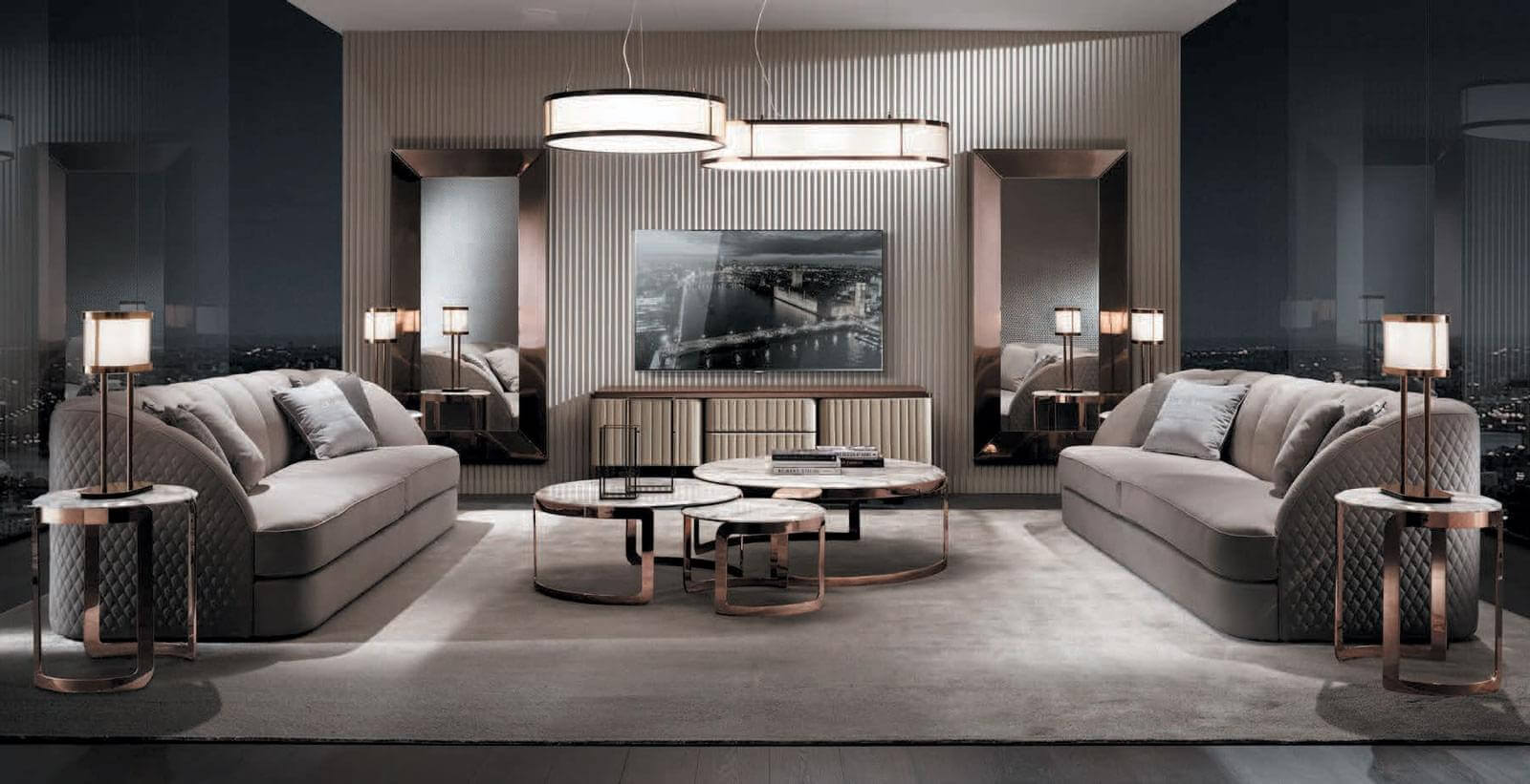 Exclusive Tiffany Mirror - Italian Designer & Luxury Furniture at Cassoni