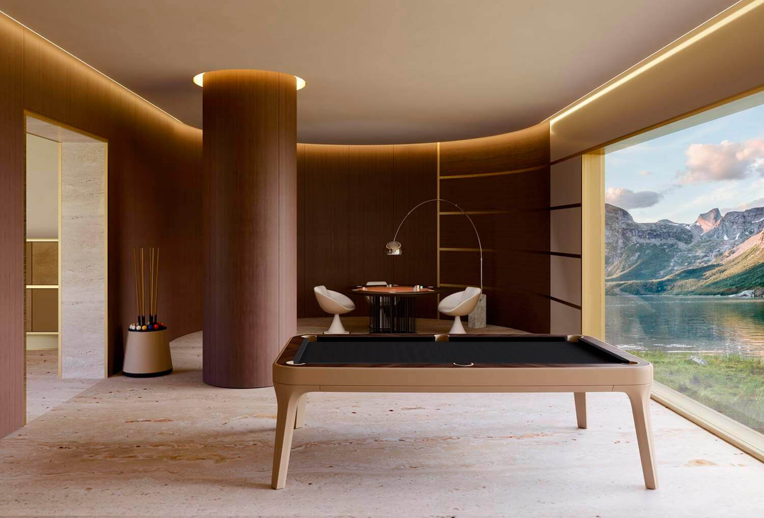 Exclusive Bobo Pool Cue Rack - Italian Designer & Luxury Game Room ...