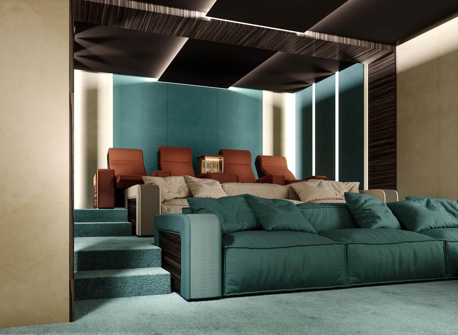 Exclusive Italian Onassis Home Cinema Sofa - Italian Designer & Luxury ...