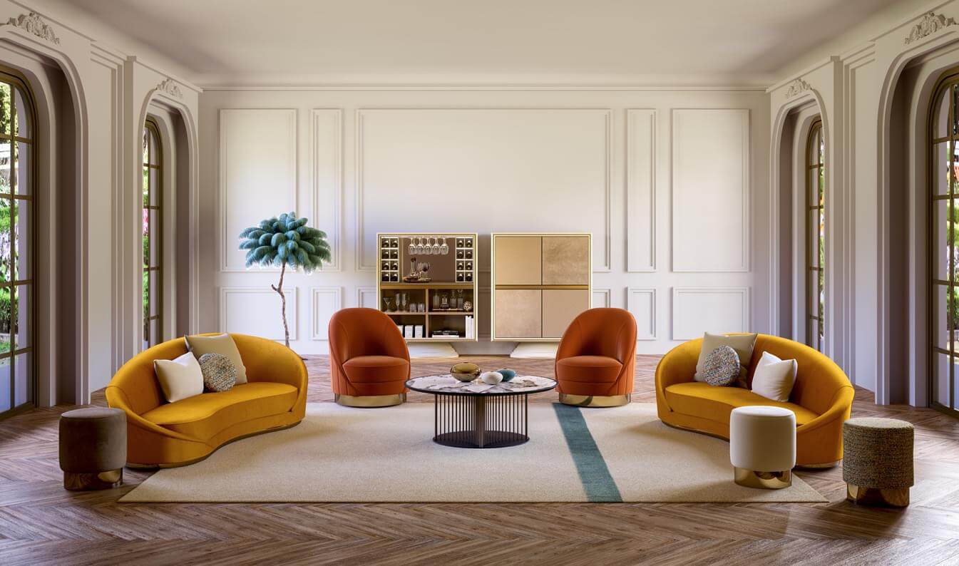 Elegant Wavy Sofa - Italian Designer & Luxury Home Cinema Furniture at ...