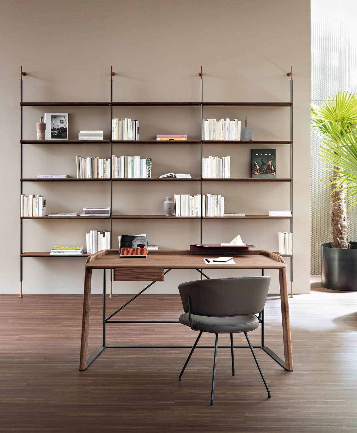 Exclusive Roll Bookcase - Italian Designer & Luxury Furniture at Cassoni