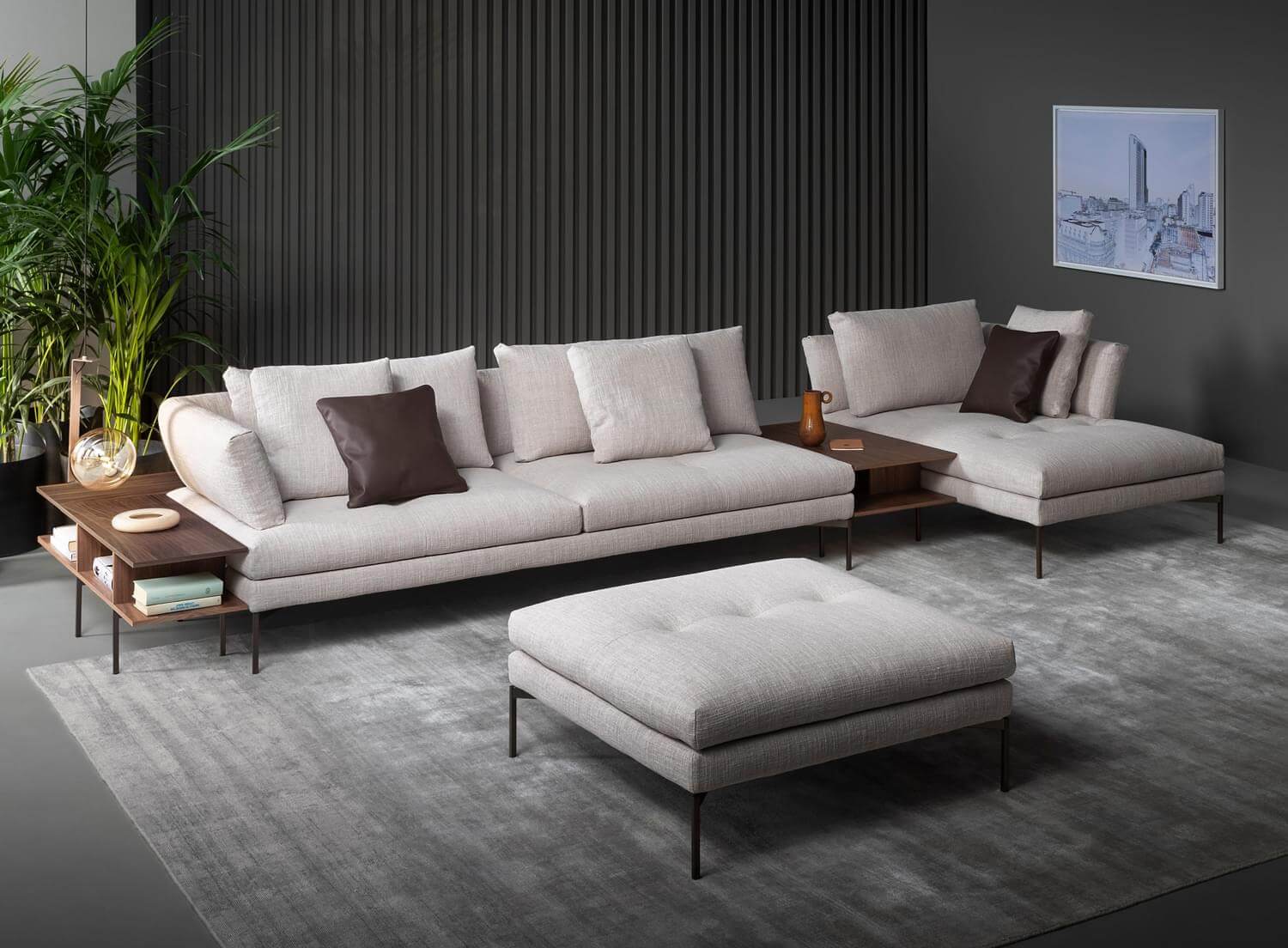 Luxury Aliante Sectional- Italian Designer & Luxury Furniture at Cassoni