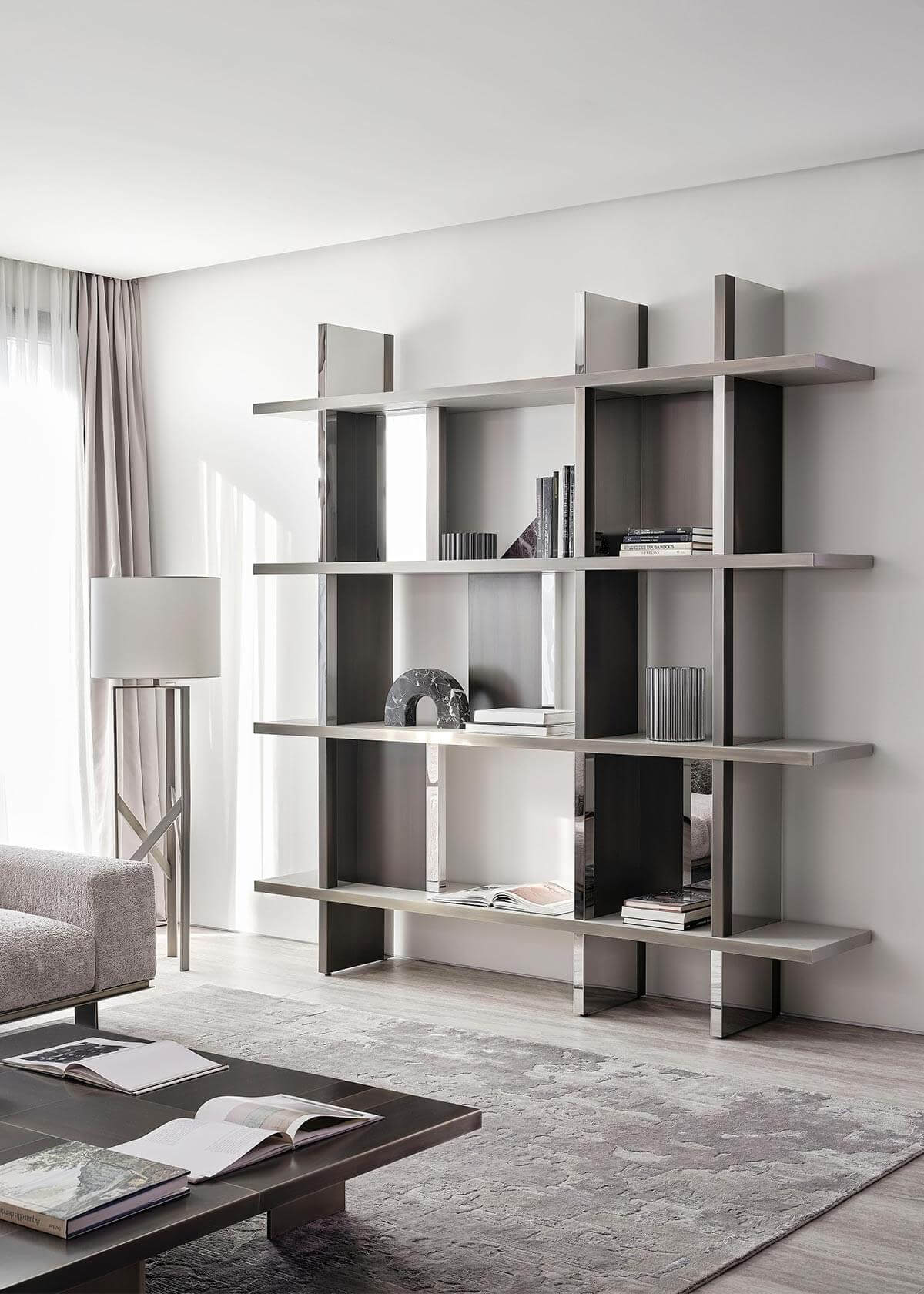 Asia High Bookcase by Rugiano | Cassoni