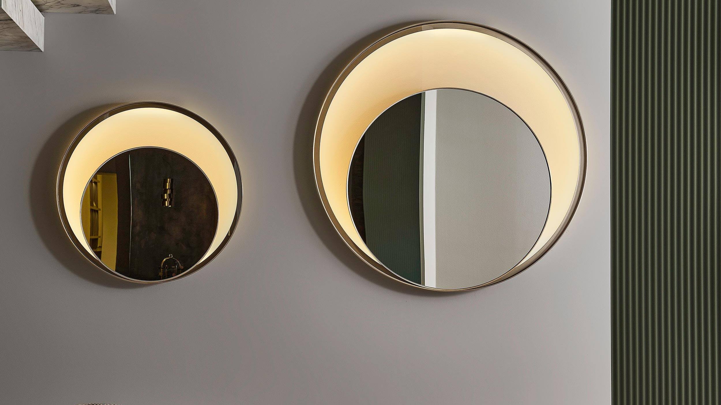 Exclusive Double Ring Mirror - Italian Designer & Luxury Furniture at ...