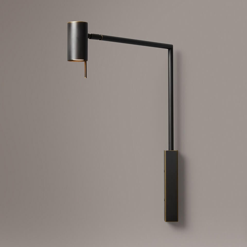 Rectus Wall Turning Arm Lamp by VENICEM | Cassoni