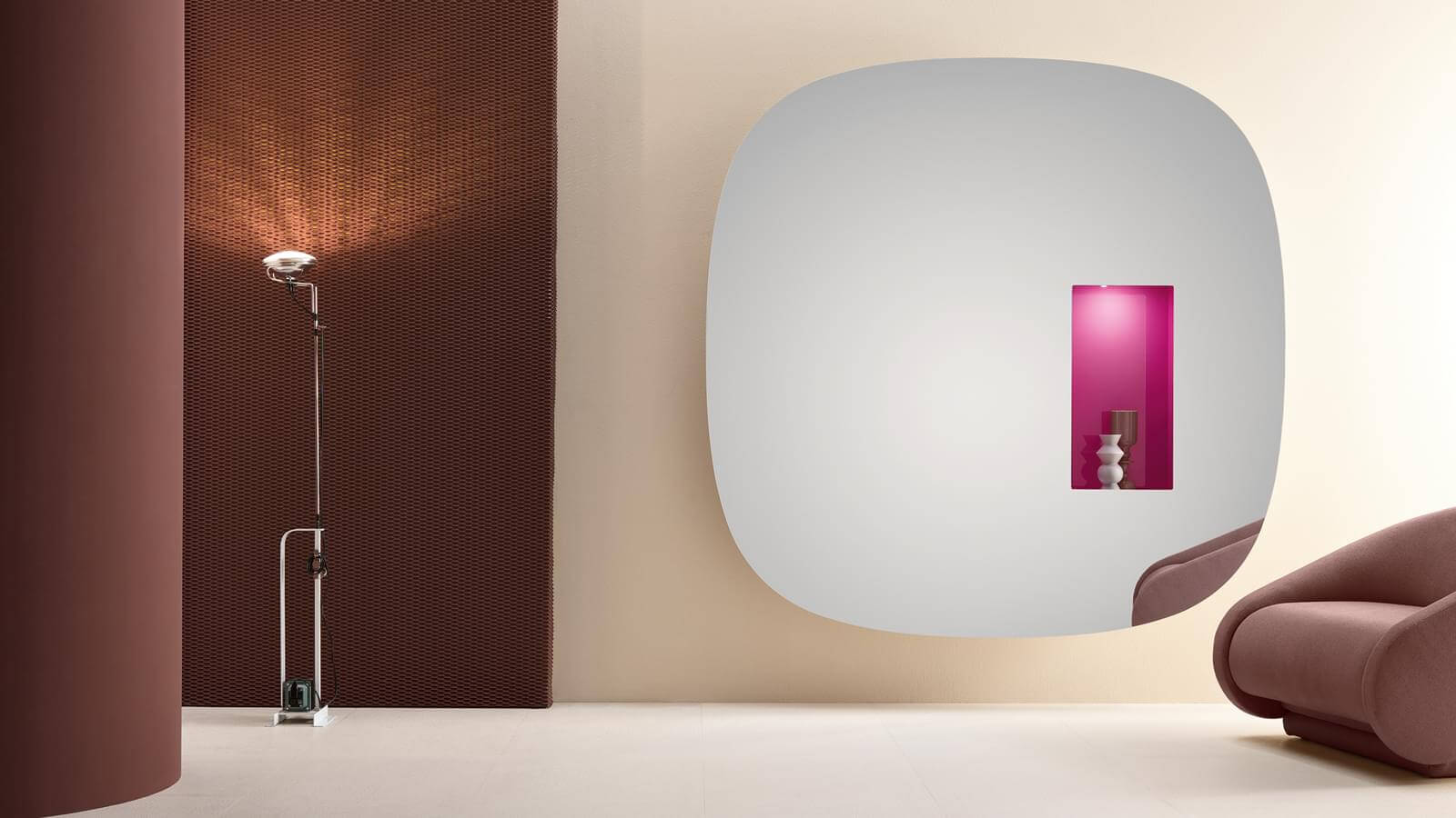 Aperture Mirror by Tonelli Design | Cassoni