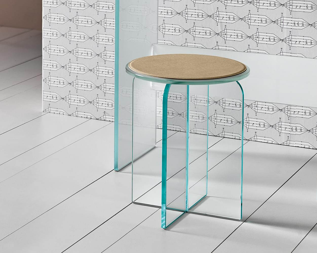 Stylish Opalina Side Table - Italian Designer & Luxury Furniture by Cassoni
