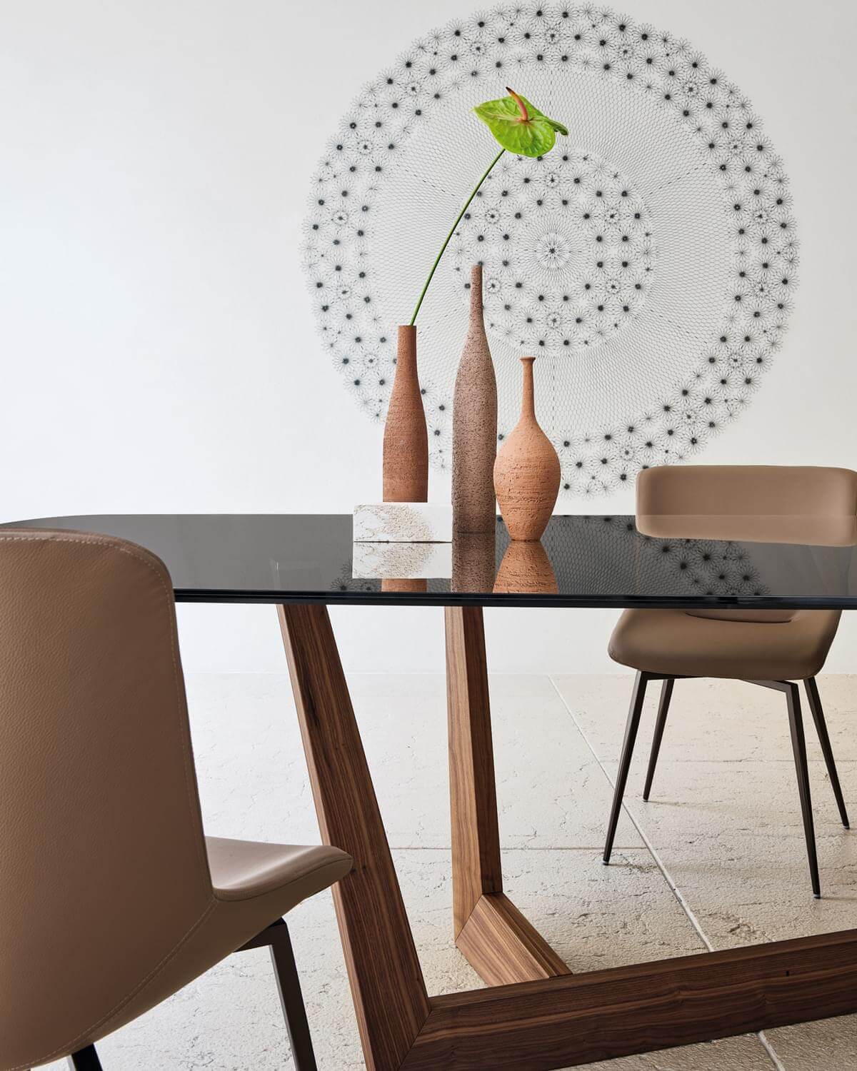 Designer Art Wood Table - Italian Designer & Luxury Furniture at Cassoni