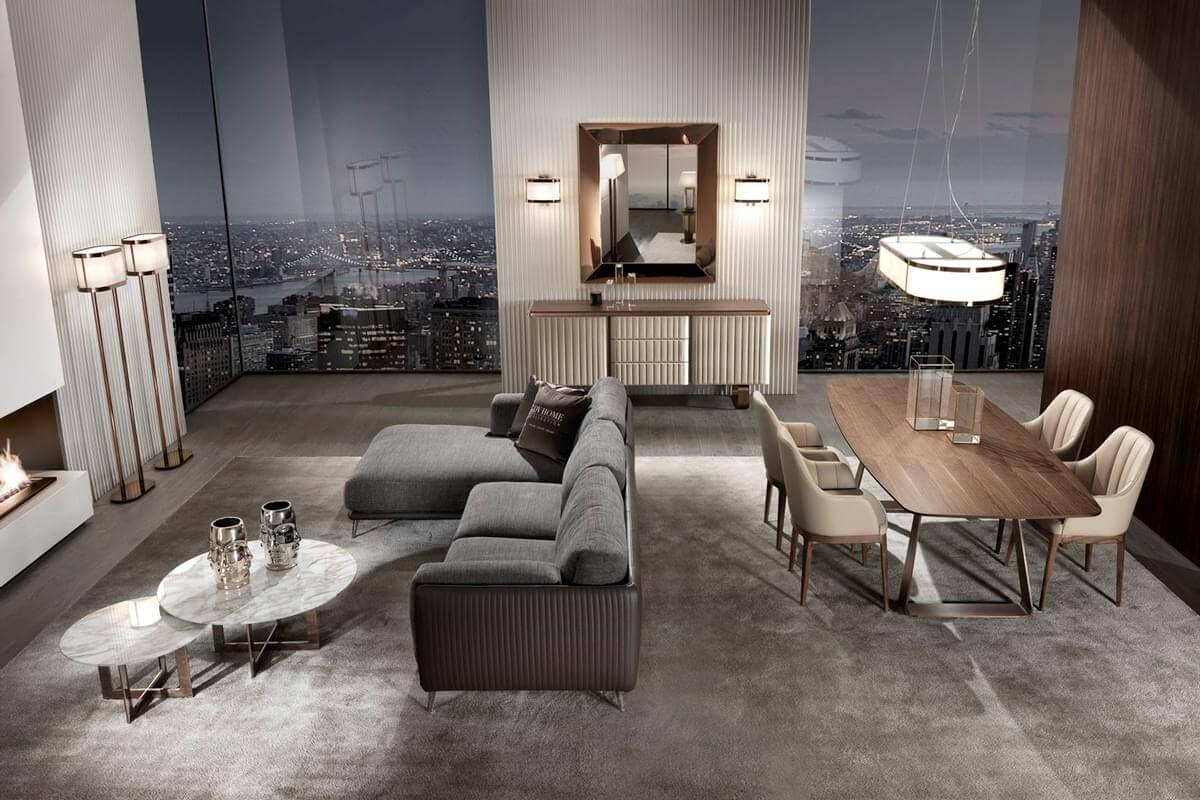 Elegant Elite Sectional - Italian Designer & Luxury Furniture at Cassoni