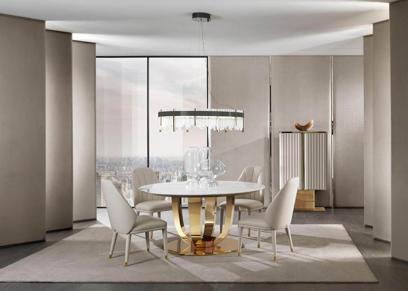 Refined Hermes Table - Italian Designer & Luxury Furniture at Cassoni