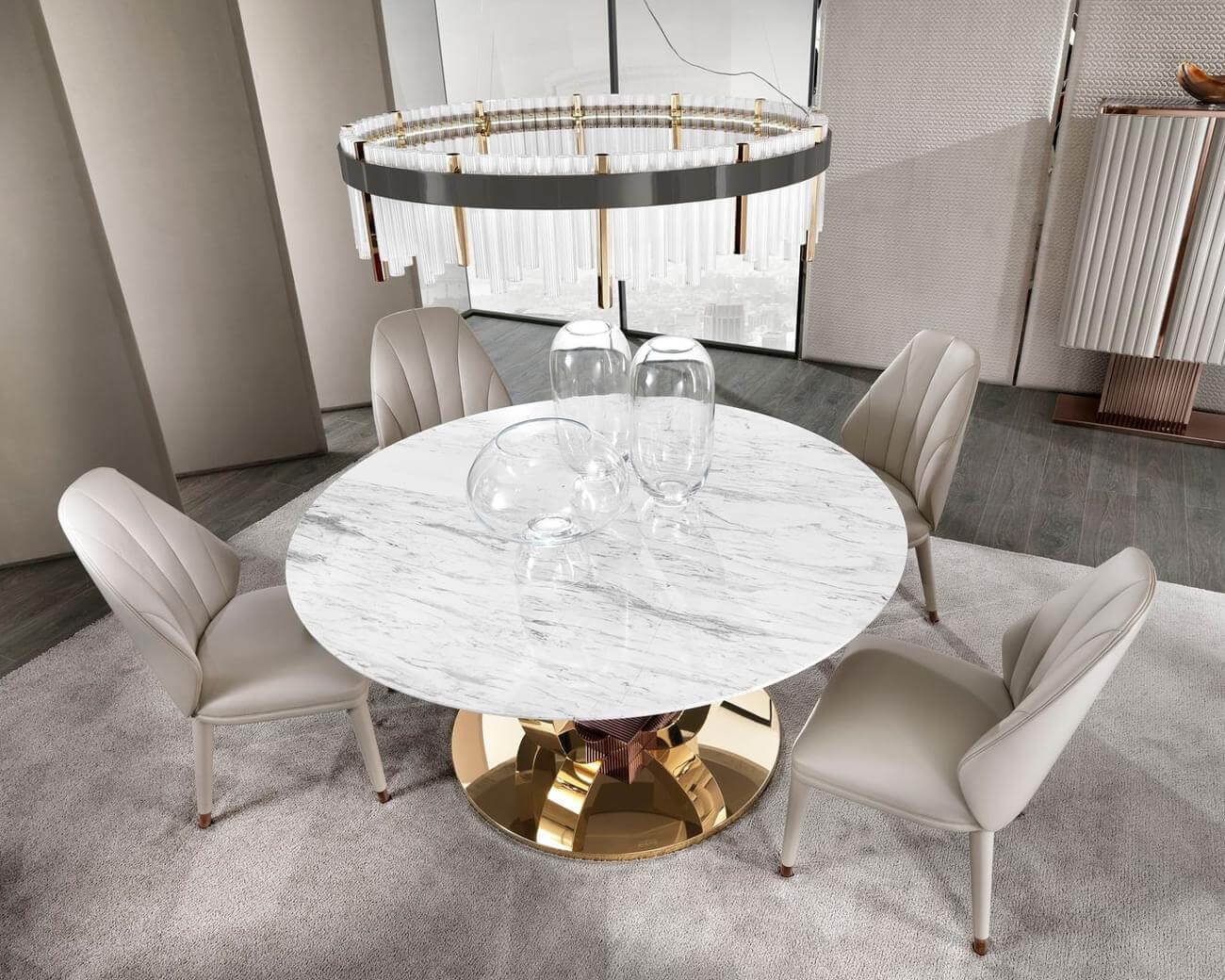 Refined Hermes Table - Italian Designer & Luxury Furniture at Cassoni