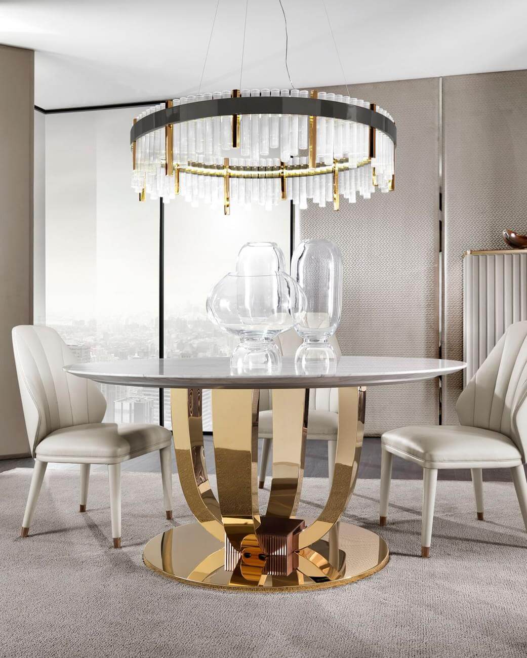 Refined Hermes Table - Italian Designer & Luxury Furniture at Cassoni