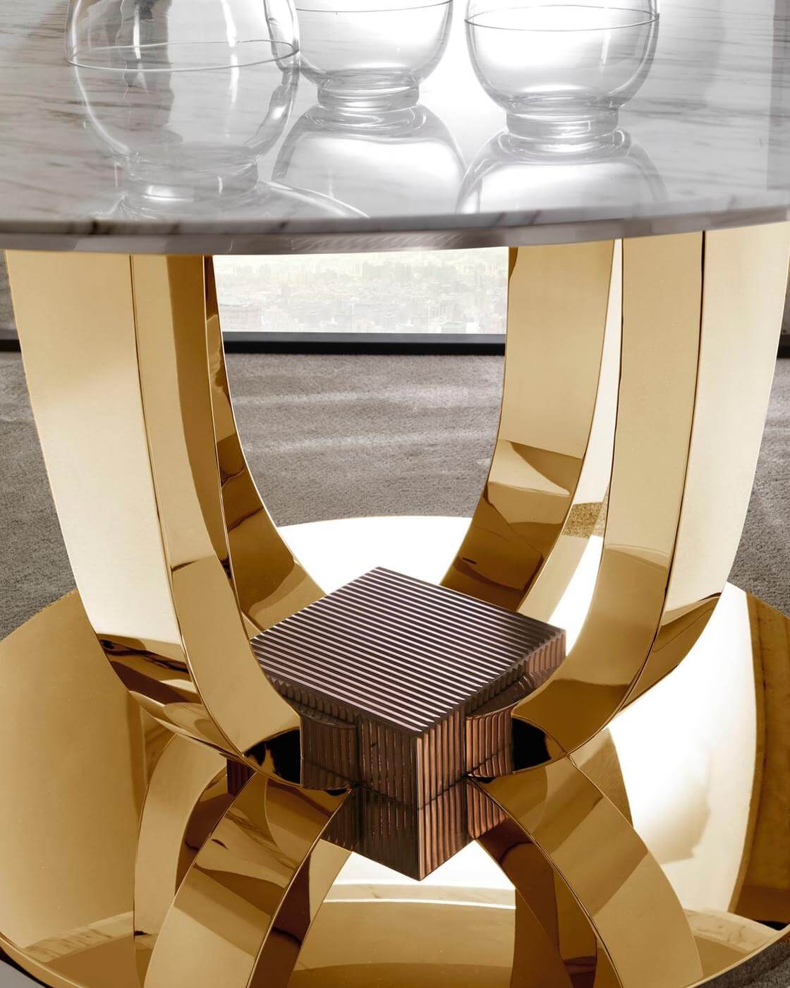 Refined Hermes Table - Italian Designer & Luxury Furniture at Cassoni