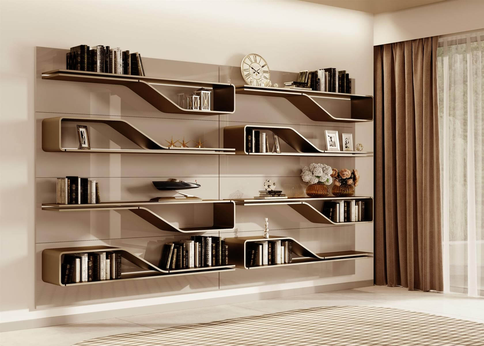 Segno Italian Designer Bookcase - Italian Designer & Luxury Furniture ...