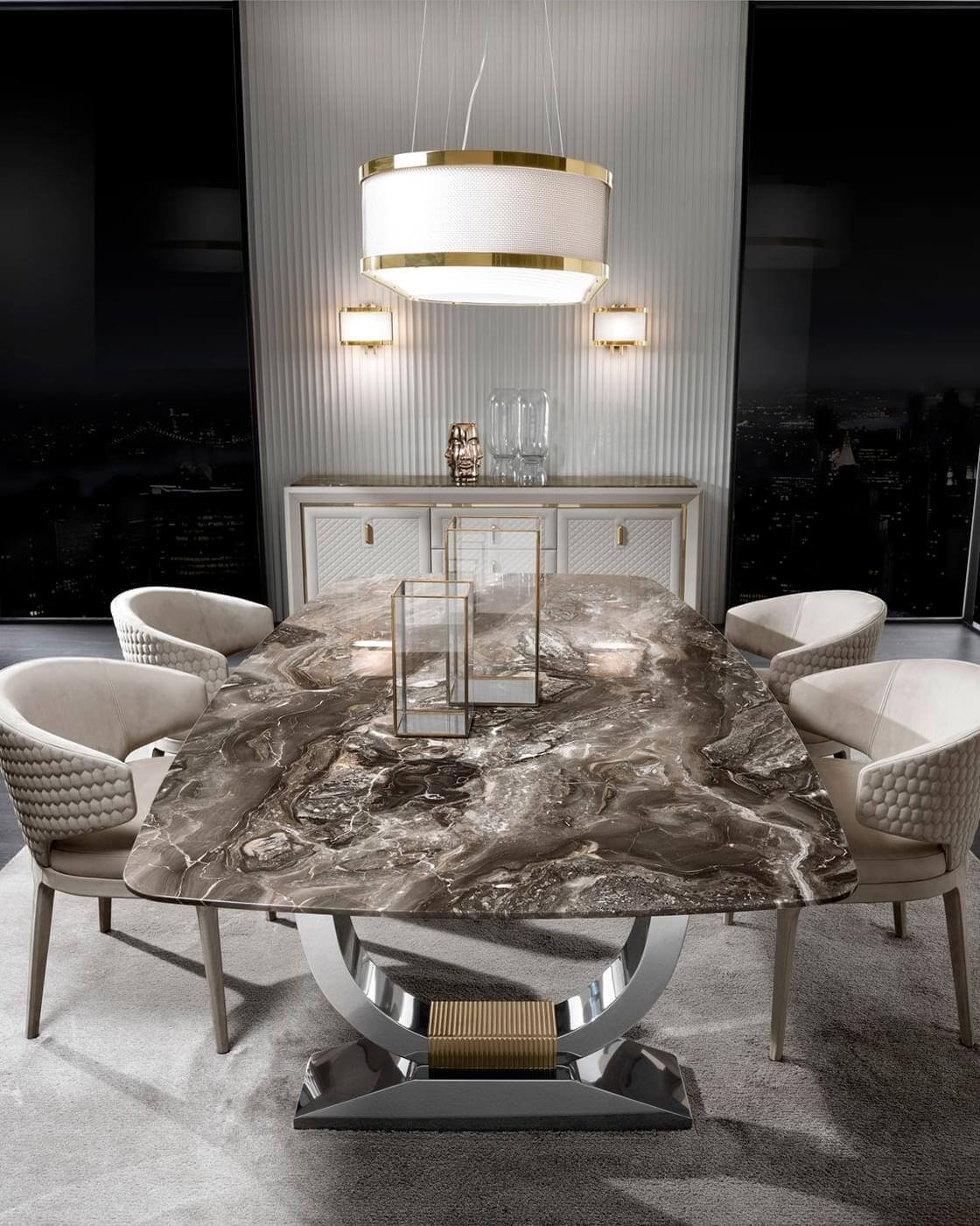 Hermes Table by DV Home Collection | Cassoni