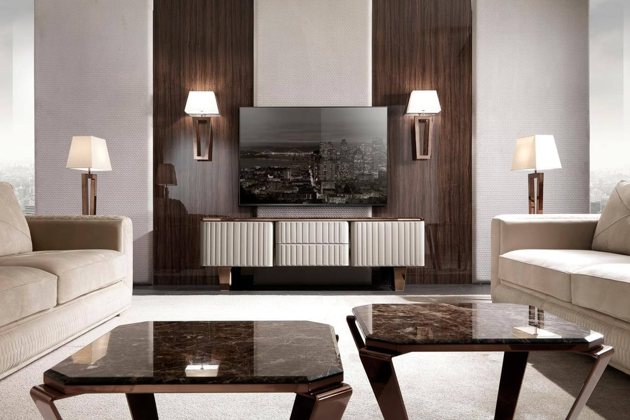 Italian Elite TV Stand - Italian Designer & Luxury Furniture at Cassoni