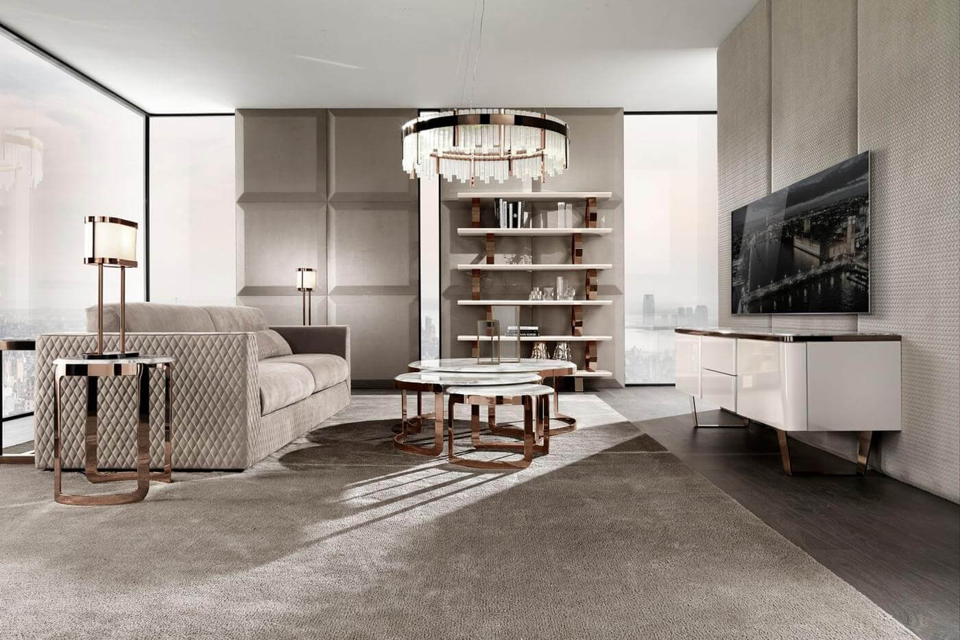 Italian Elite TV Stand - Italian Designer & Luxury Furniture at Cassoni