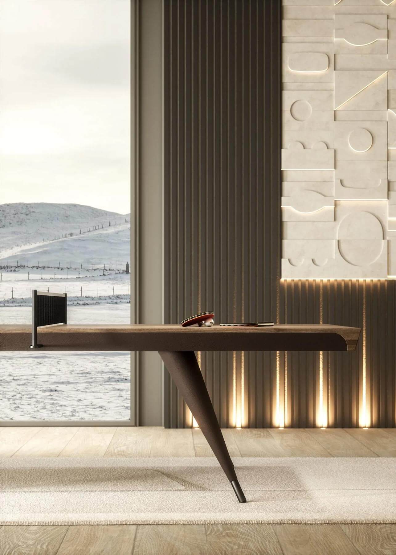 Blade Table Tennis Table by Vismara | Cassoni