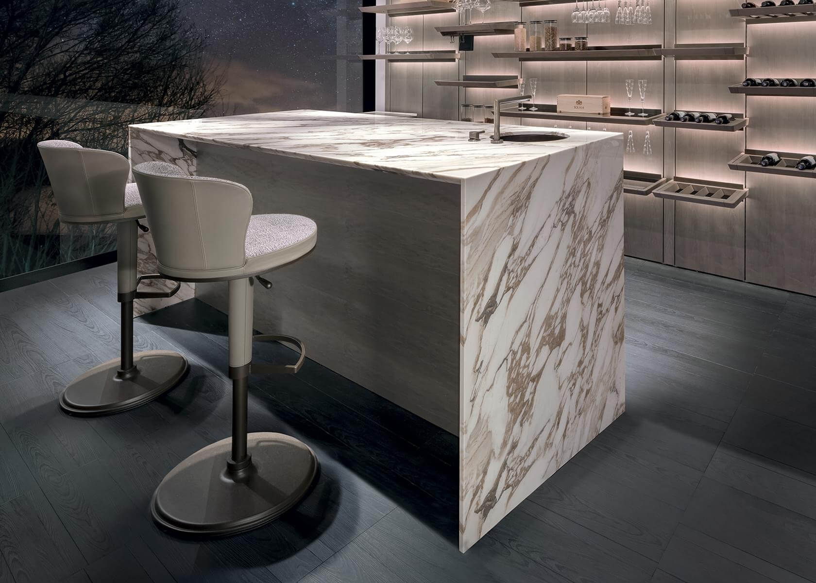 Ode Stool by Giorgetti | Cassoni