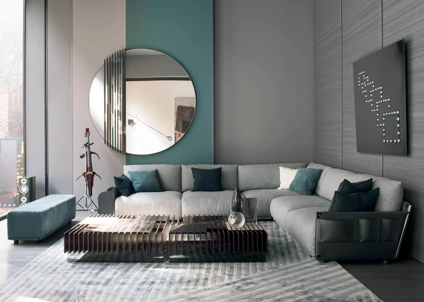 Rift Mirror by Giorgetti | Cassoni