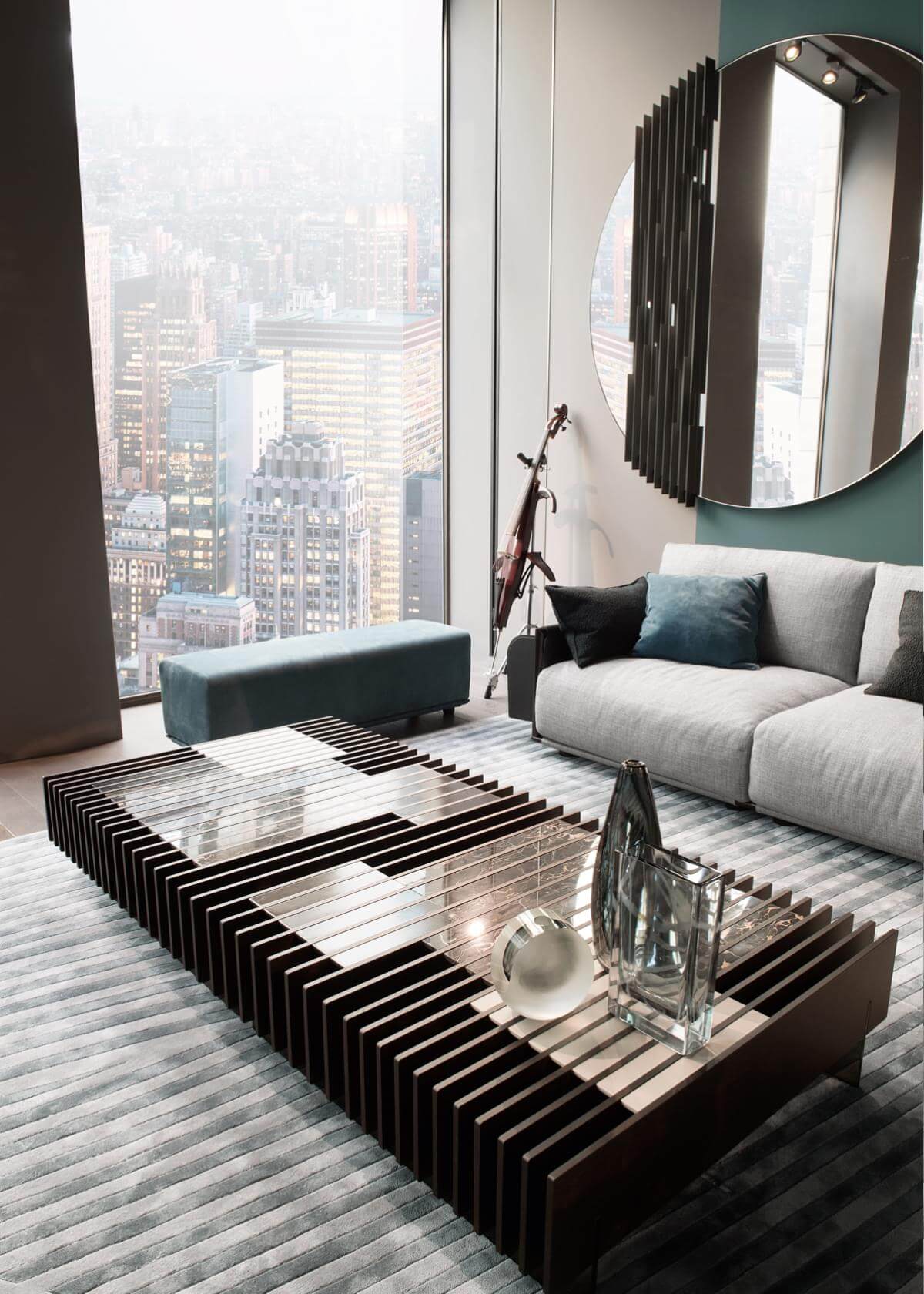 Rift Mirror by Giorgetti | Cassoni