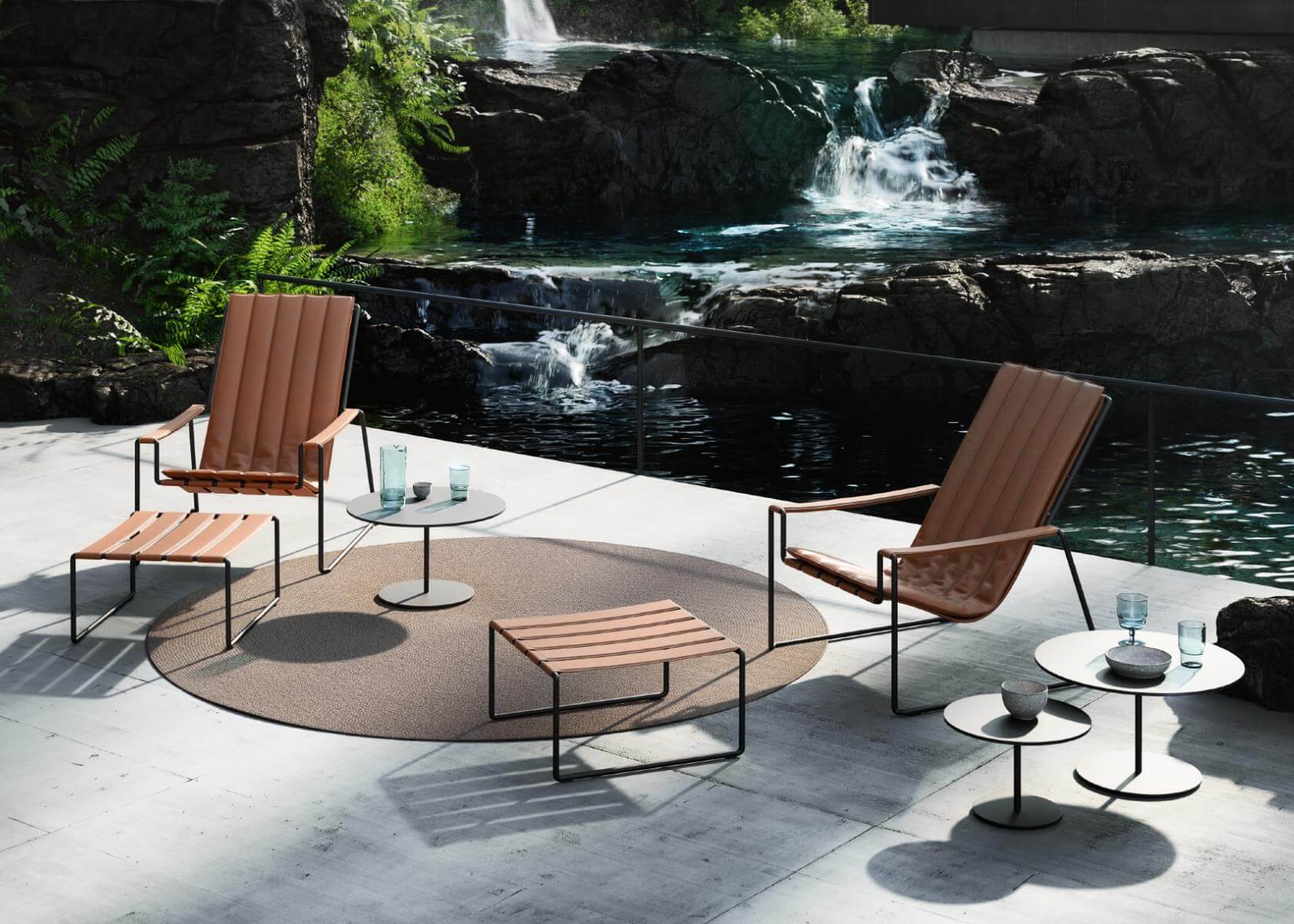 Elegant Butler Side Table - Designer & Luxury Outdoor Furniture at Cassoni