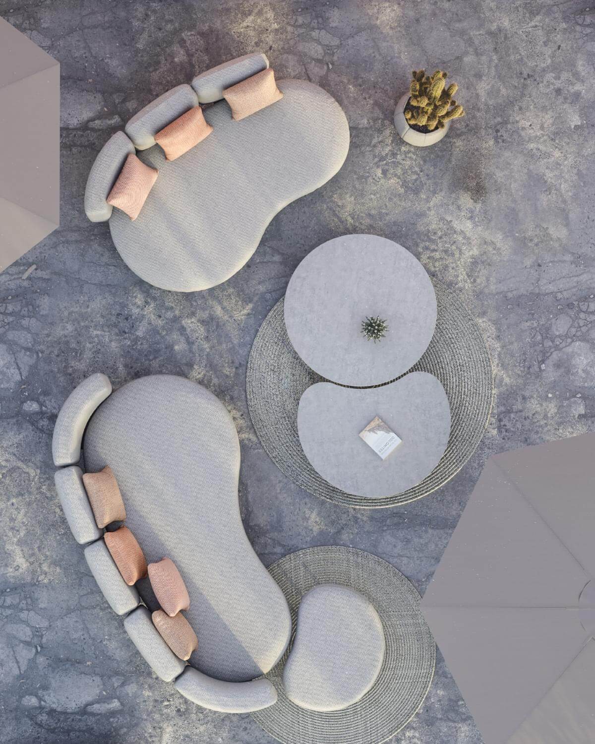 Organix Lounge Coffee Table/Side Table by Royal Botania | Cassoni