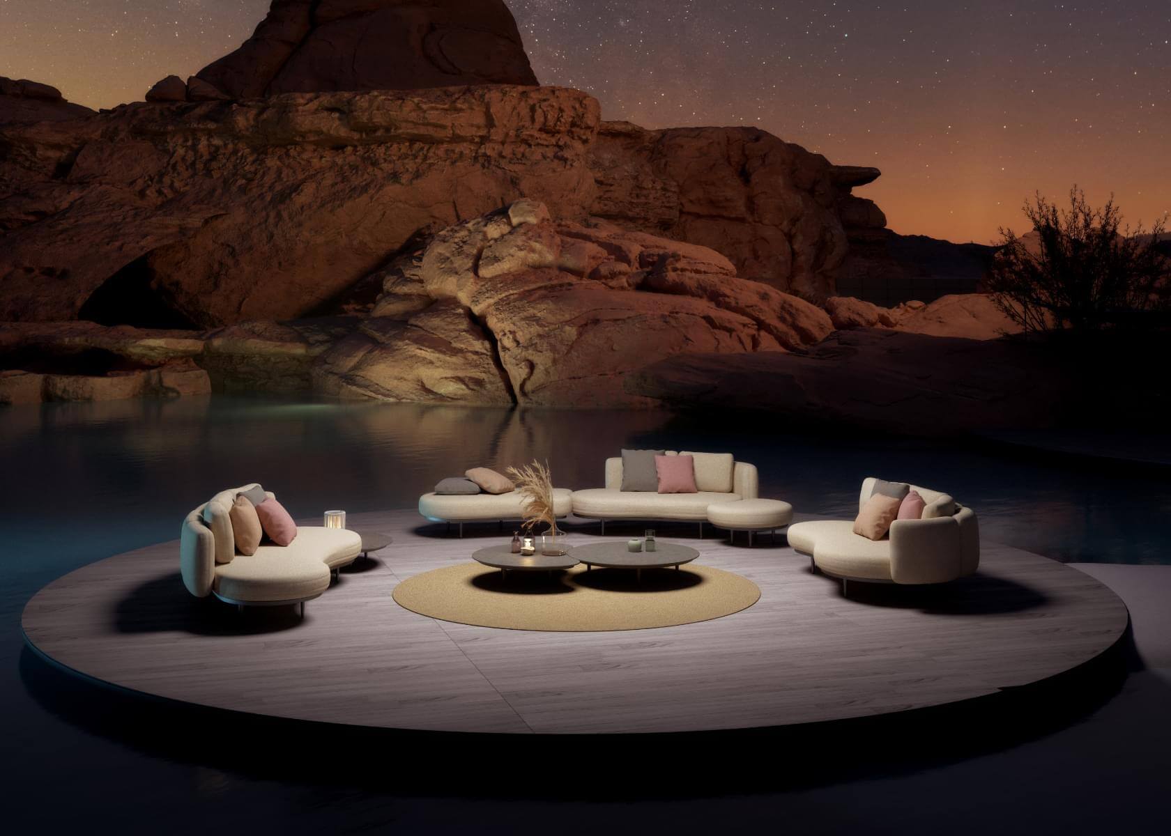 Organix Lounge Coffee Table/Side Table by Royal Botania | Cassoni