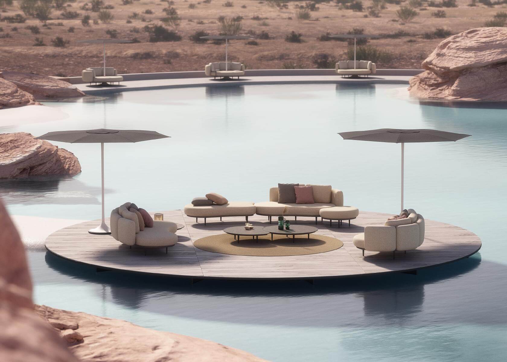 Organix Lounge Coffee Table/Side Table by Royal Botania | Cassoni