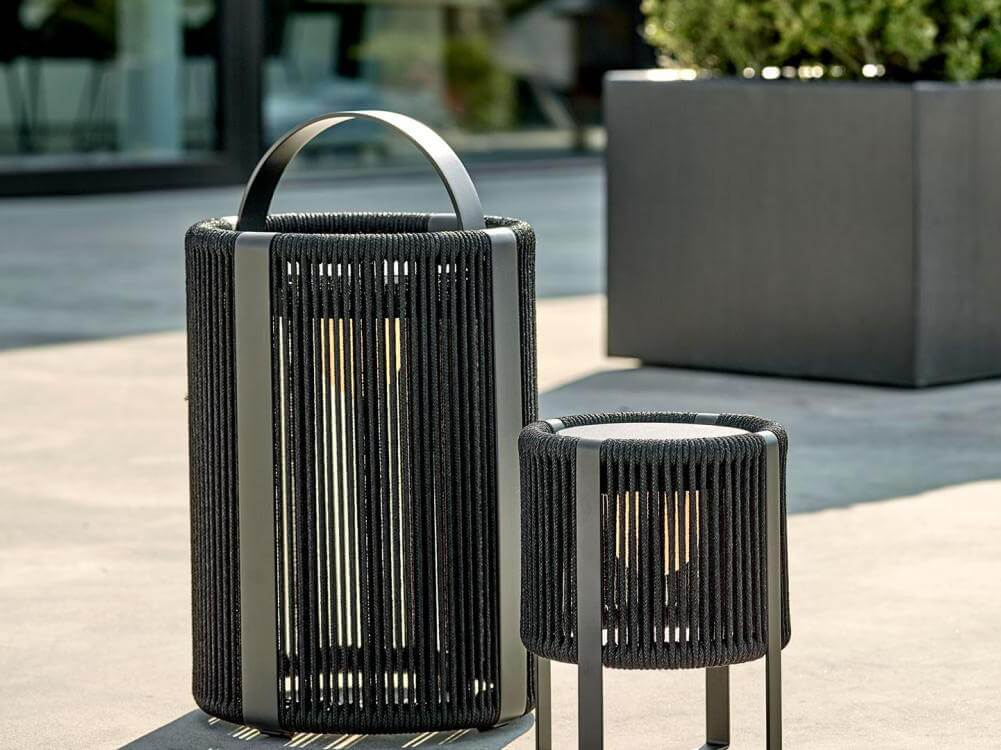 Elegant Ropy Table Lamp - Designer & Luxury Outdoor Lighting at Cassoni