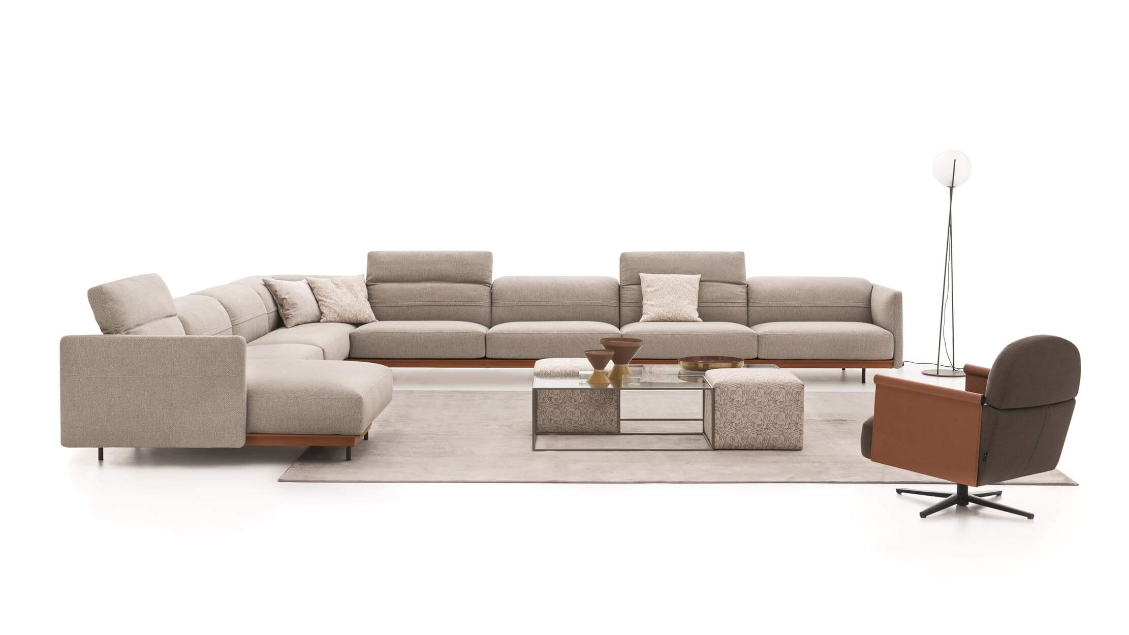 Arlott Sectional by Ditre Italia | Cassoni