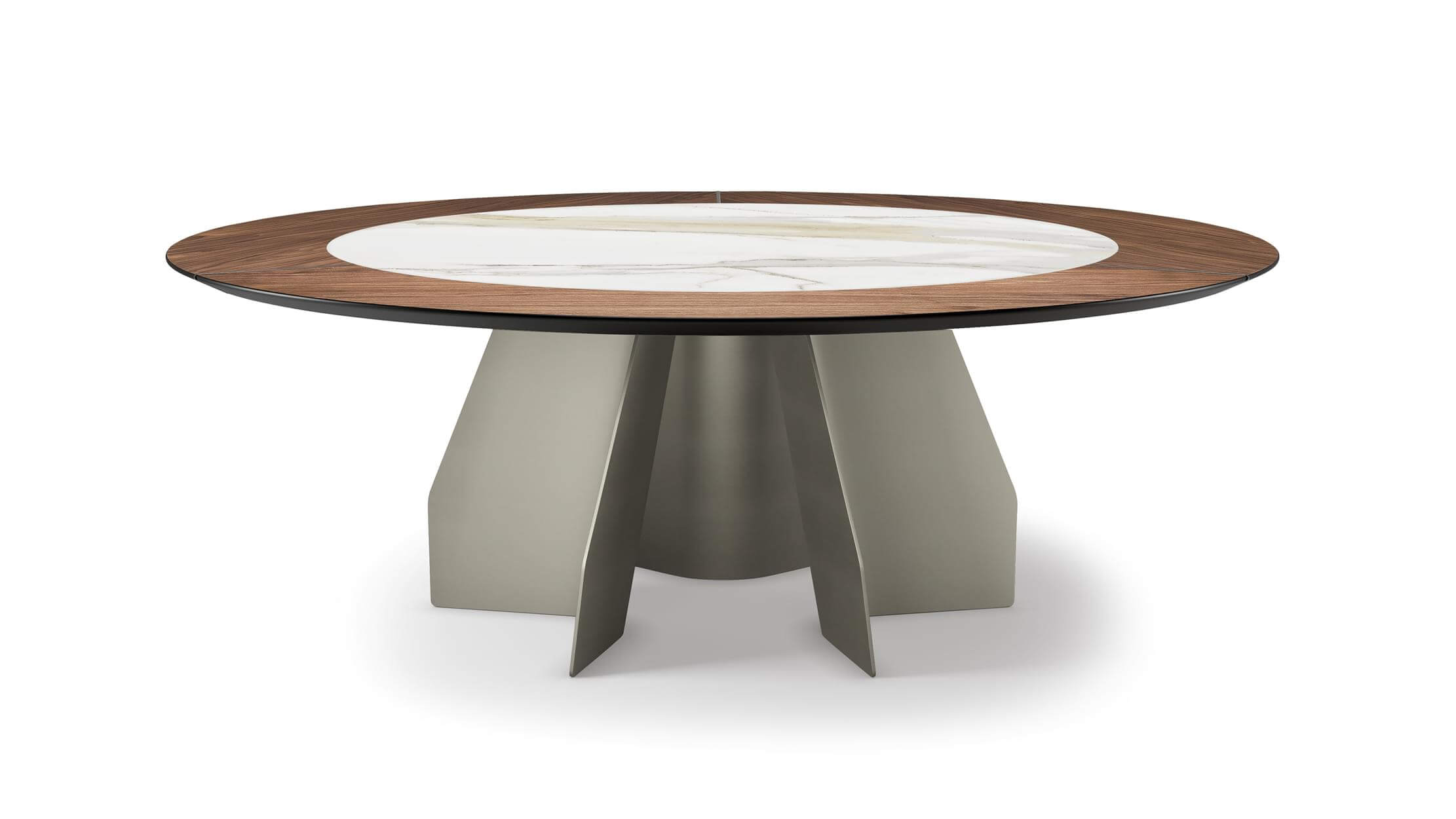 Luxury Senator Ker-Wood Round Table - Italian Designer & Luxury ...