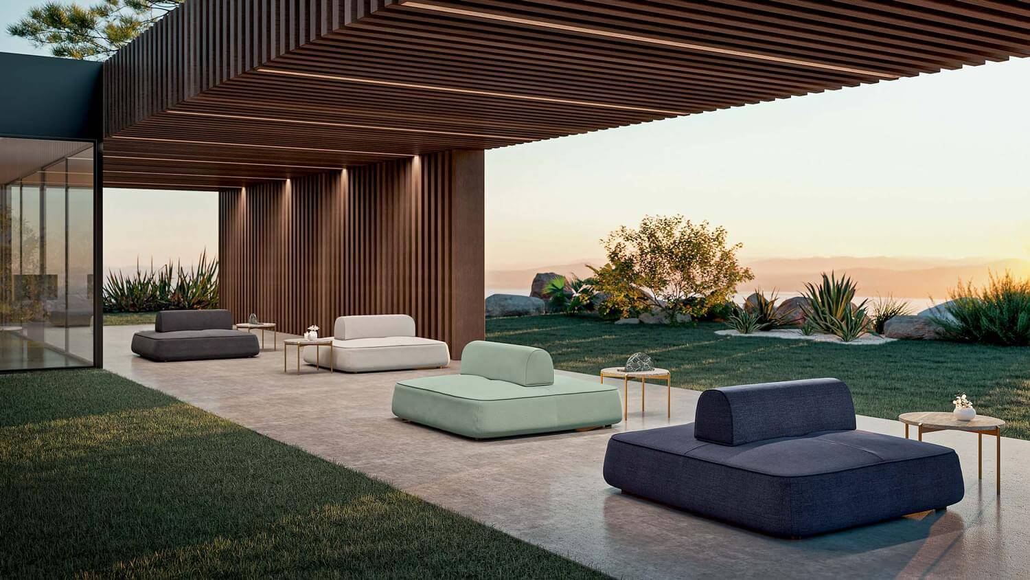 Stylish Melody Spring Sofa- Italian Designer & Luxury Outdoor Furniture ...