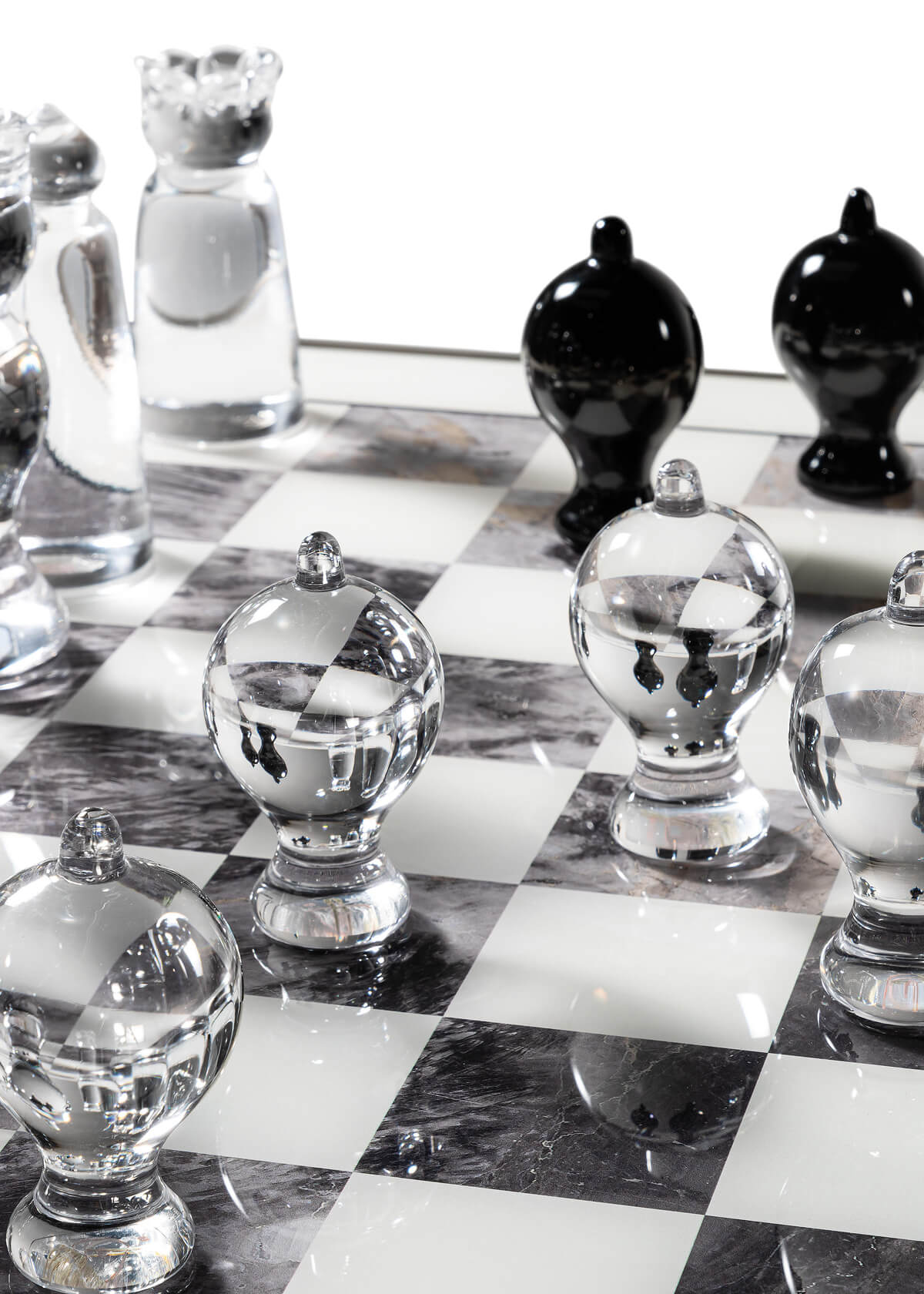 Tau Steel Scacchi Table by Reflex | Cassoni