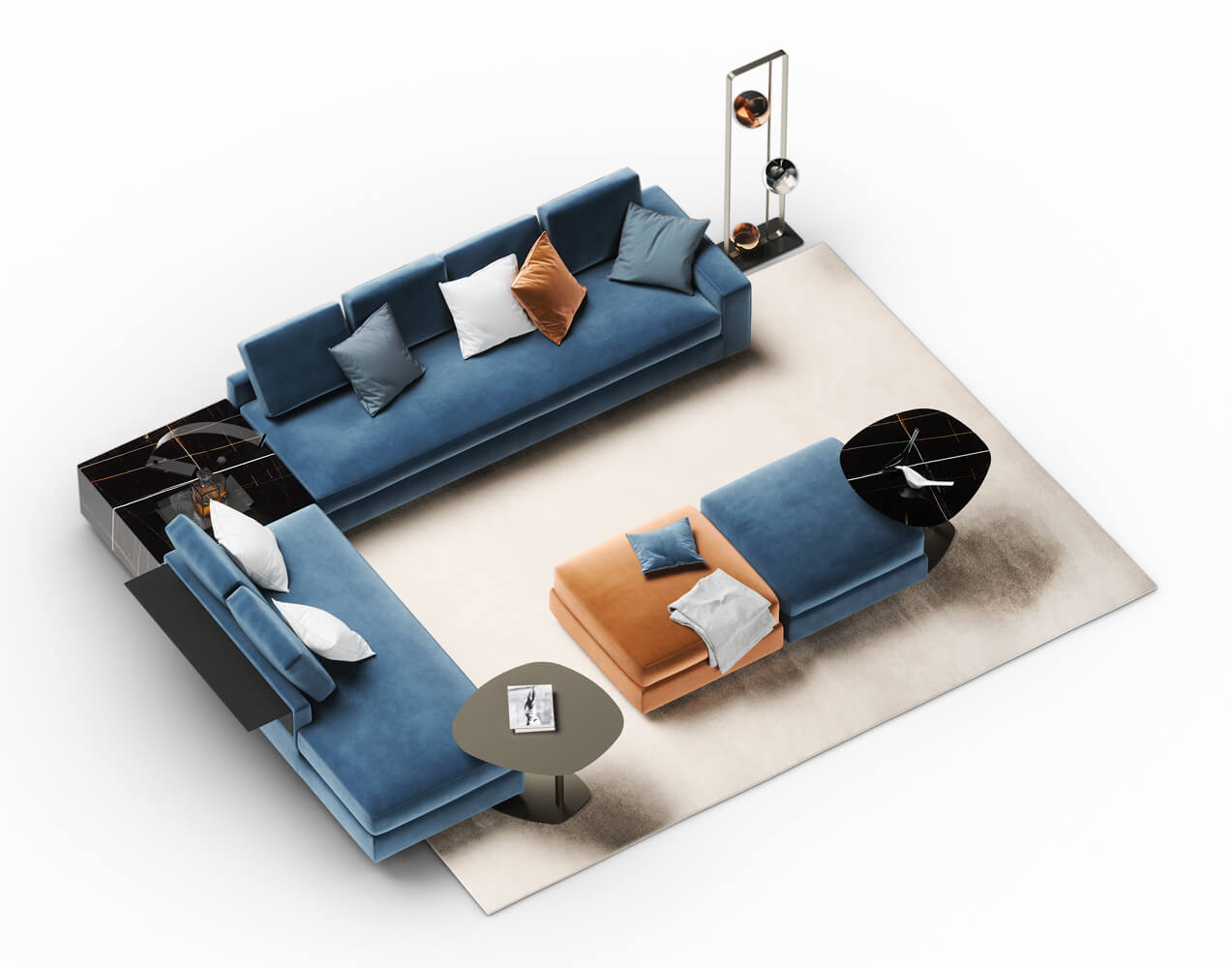 Elegant Adone Coffee Table - Italian Designer & Luxury Furniture at Cassoni